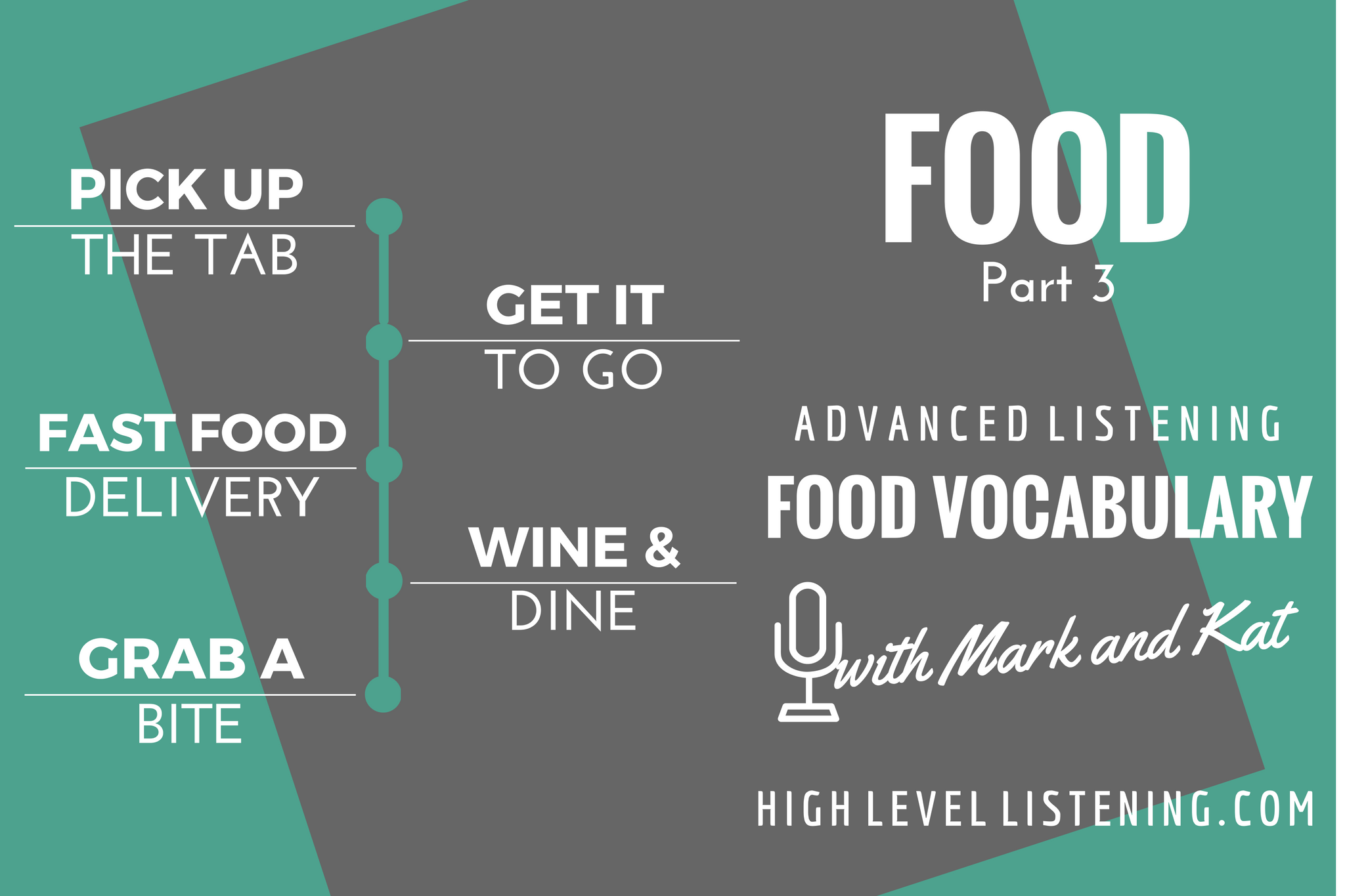 Food Vocabulary Part 3 – High Level Listening